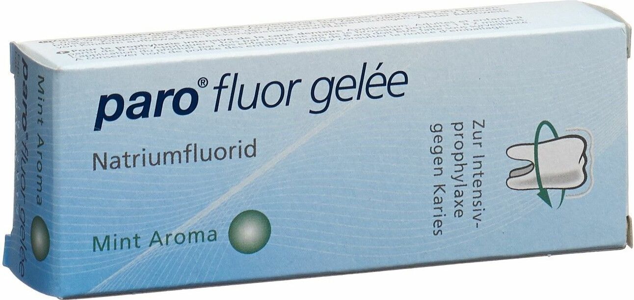Paro Fluor Gelée Natriumfluorid Mint 25g in der Adler Apotheke