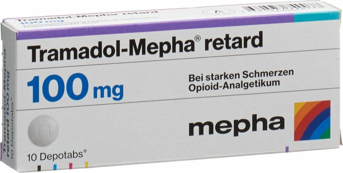 Tramadol Mepha Retard Depotabs 100mg 10 Stück in der Adler Apotheke