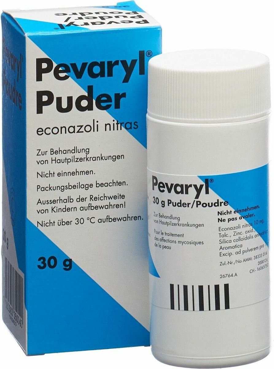 Pevaryl Puder 30g in der Adler Apotheke