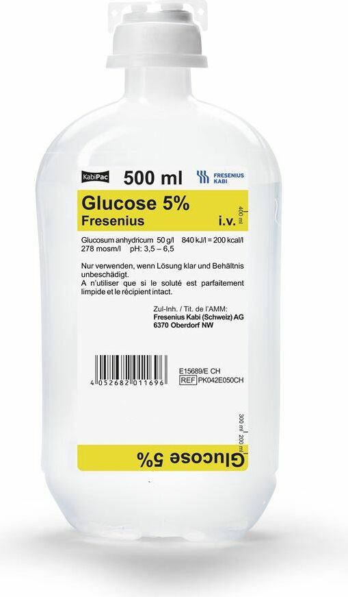Gluc Fresenius Infusionslösung 5% Kabipac 500ml in der Adler Apotheke