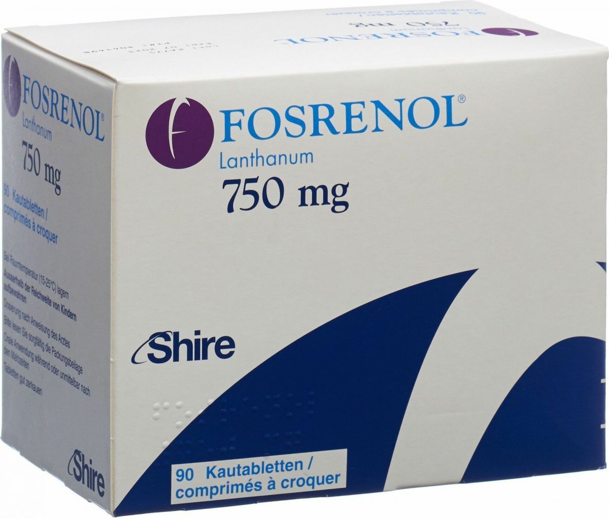 Fosrenol Kautabletten 750mg 90 Stück in der Adler Apotheke