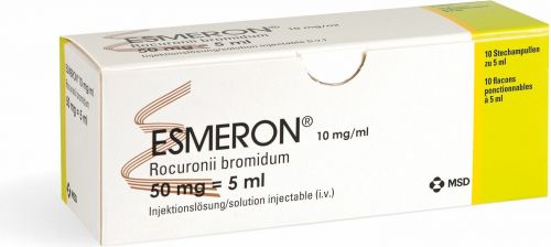 Esmeron Injektionslösung 50mg/5ml 10 Durchstechflaschen 5ml in der ...