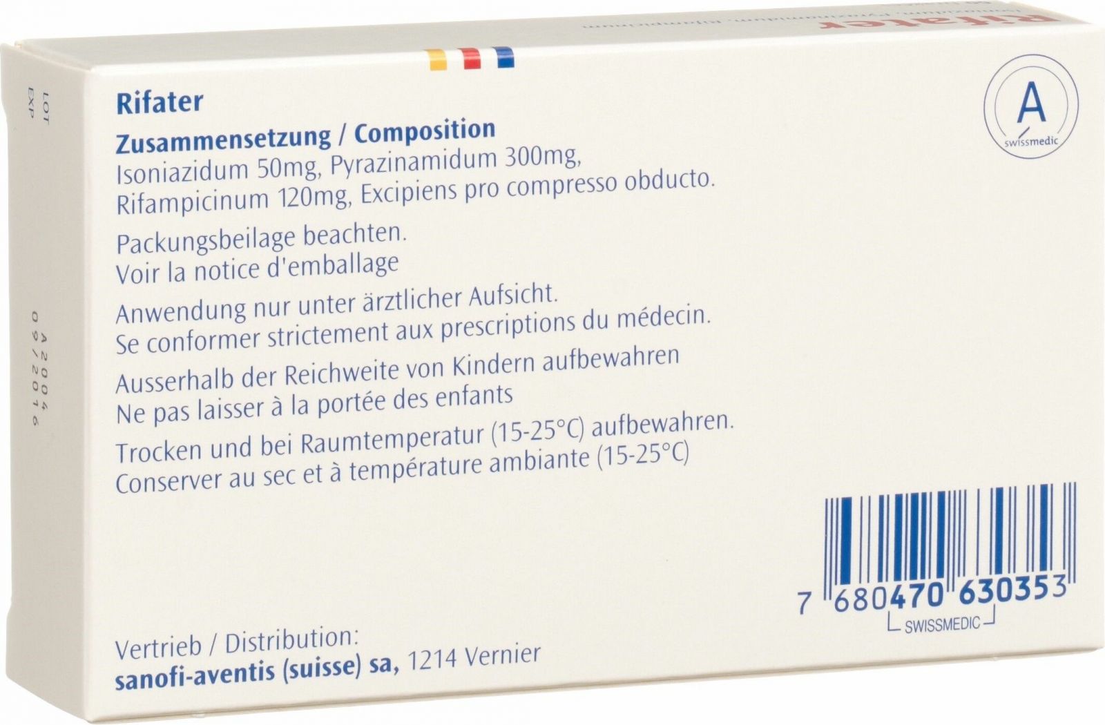 Rifater Dragees 50mg 60 Stück in der Adler Apotheke
