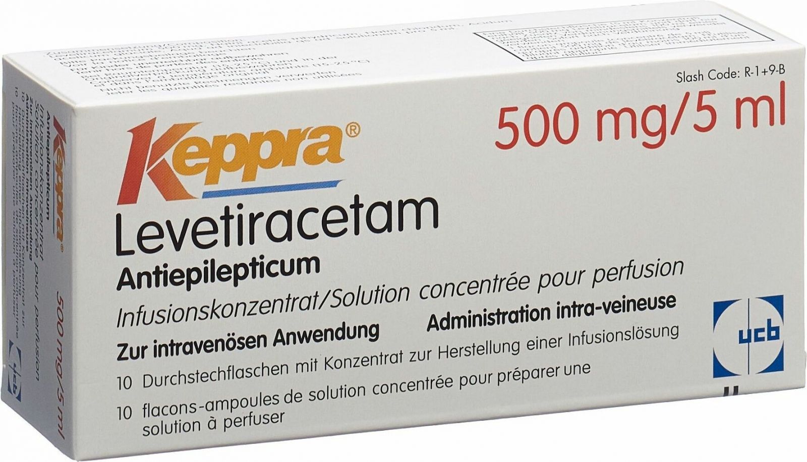 Keppra Infusionskonzentrat 500mg/5ml 10 Durchstechflaschen 5ml in der ...