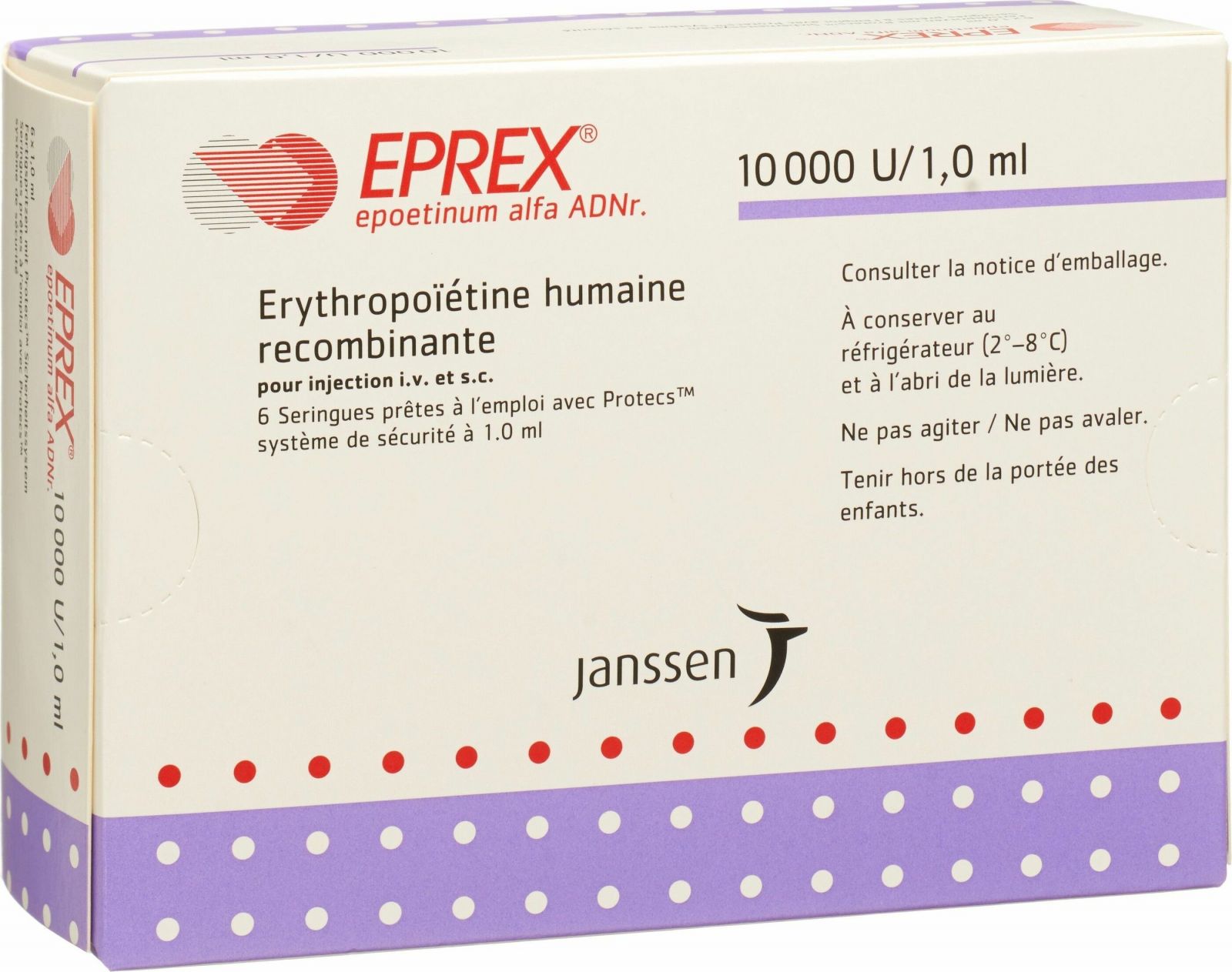 Eprex 10000 E/ml (protecs) 6 Fertigspritzen 1ml in der Adler Apotheke