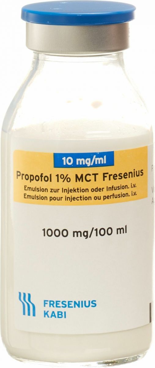 Propofol 1% Mct Fresenius 1g/100ml 10 Flasche 100ml in der Adler Apotheke