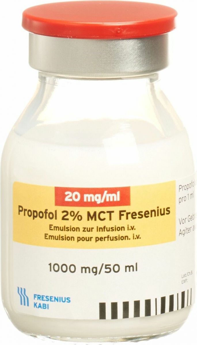 Propofol 2% Mct Fresenius 1g/50ml 10 Flasche 50ml in der Adler Apotheke