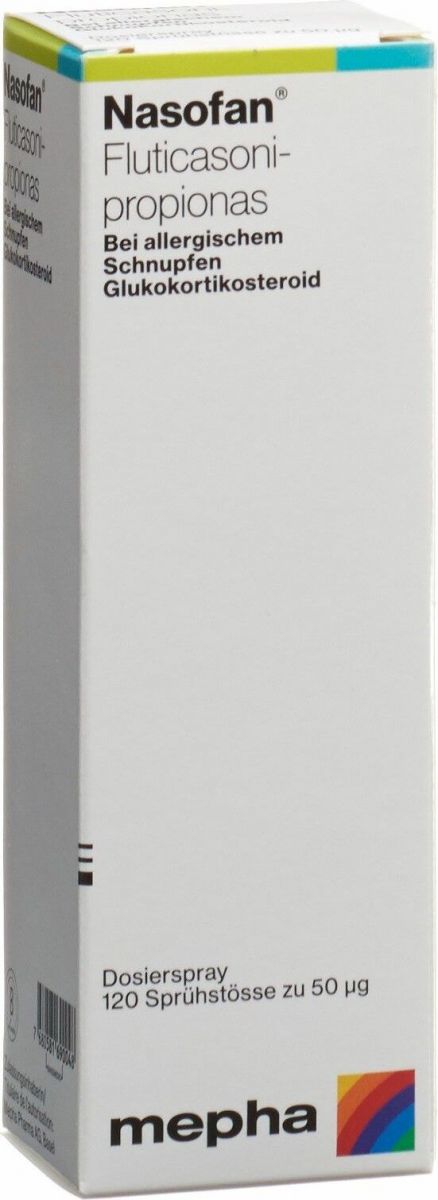 Nasofan Nasenspray 50mcg 120 Dos in der Adler Apotheke