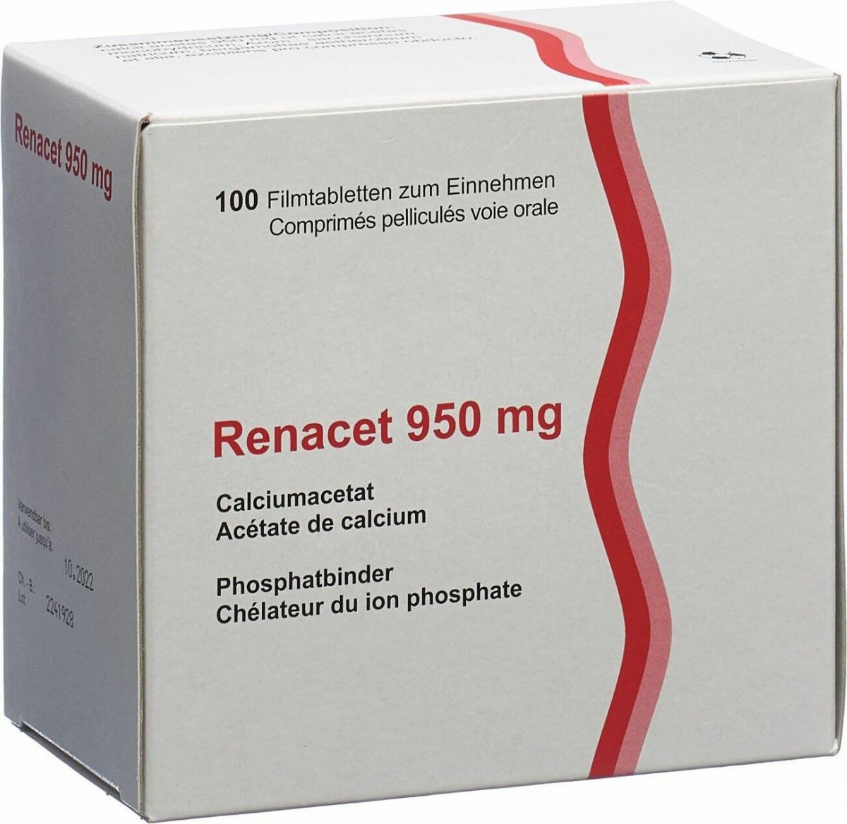 Renacet Filmtabletten 950mg 100 Stück in der Adler Apotheke