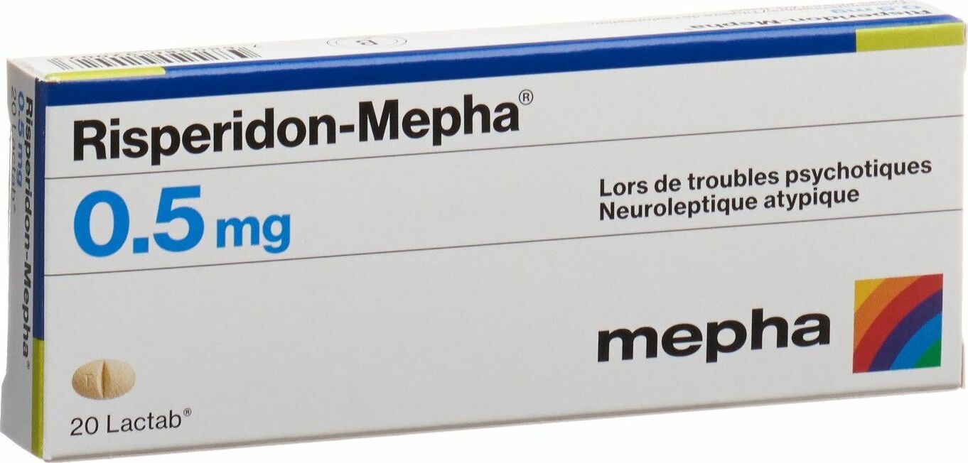 Risperidon Mepha Lactabs 0.5mg 20 Stück in der Adler Apotheke