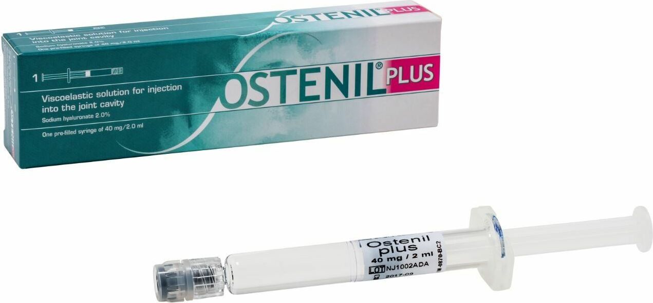 Ostenil Plus Injektionslösung 40mg/2ml Fertigspritze in der Adler Apotheke