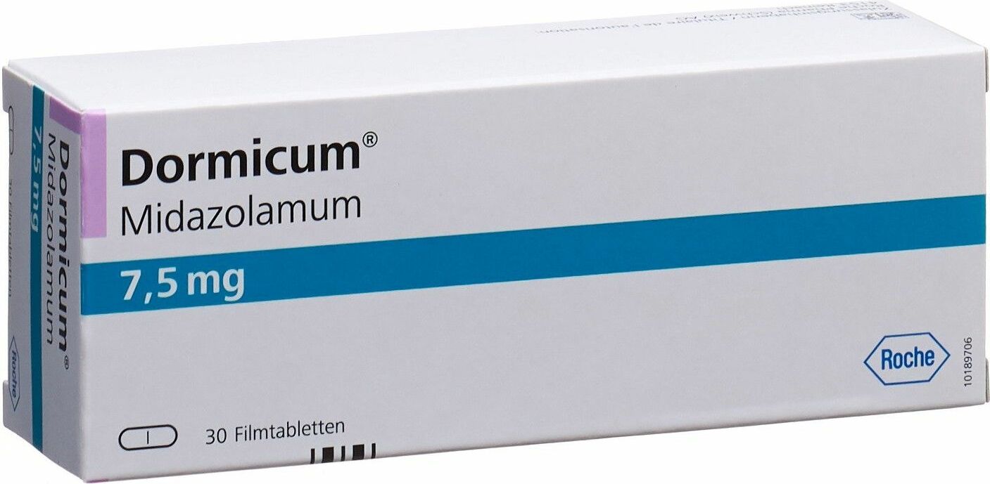 Dormicum Filmtabletten 7.5mg 30 Stück in der Adler Apotheke