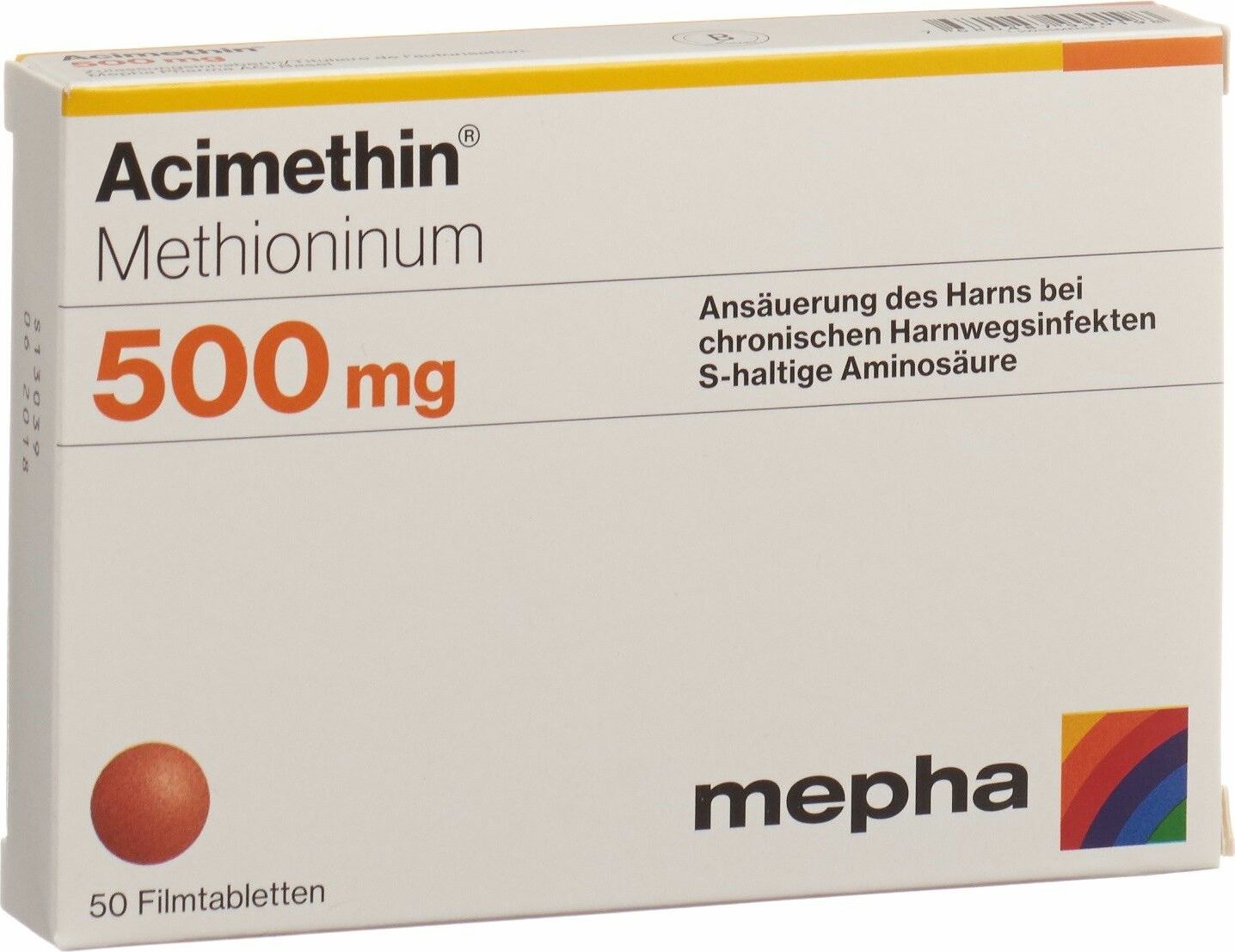 Acimethin Tabletten 500mg 50 Stück in der Adler Apotheke