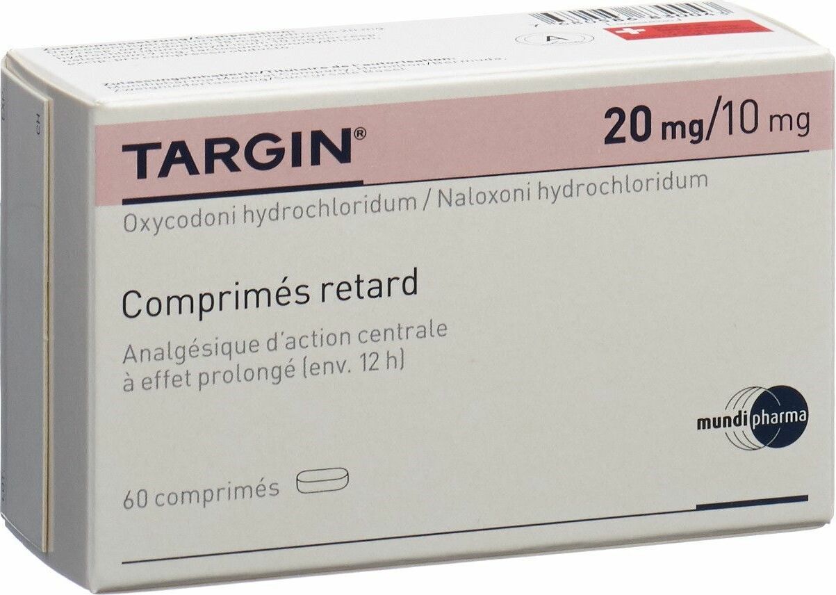 Targin Retard Tabletten 20/10mg 60 Stück in der Adler Apotheke