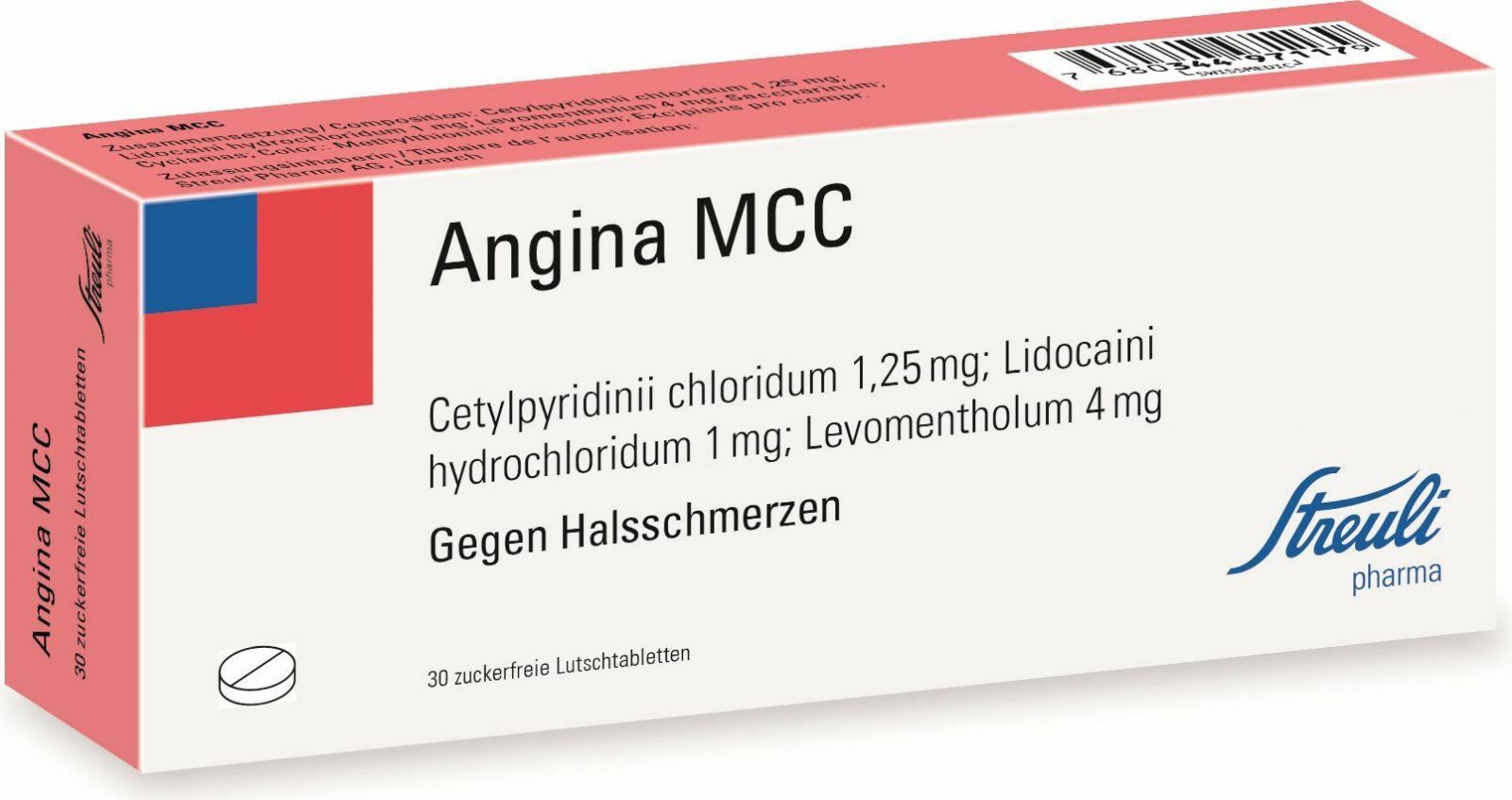 Angina Mcc Streuli Lutschtabletten 30 Stück in der Adler Apotheke