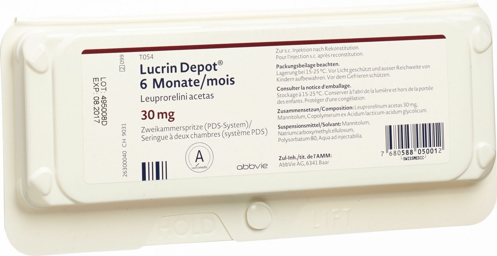 Lucrin Depot Pds Trockensubstanz 30mg Fertigspritze in der Adler Apotheke