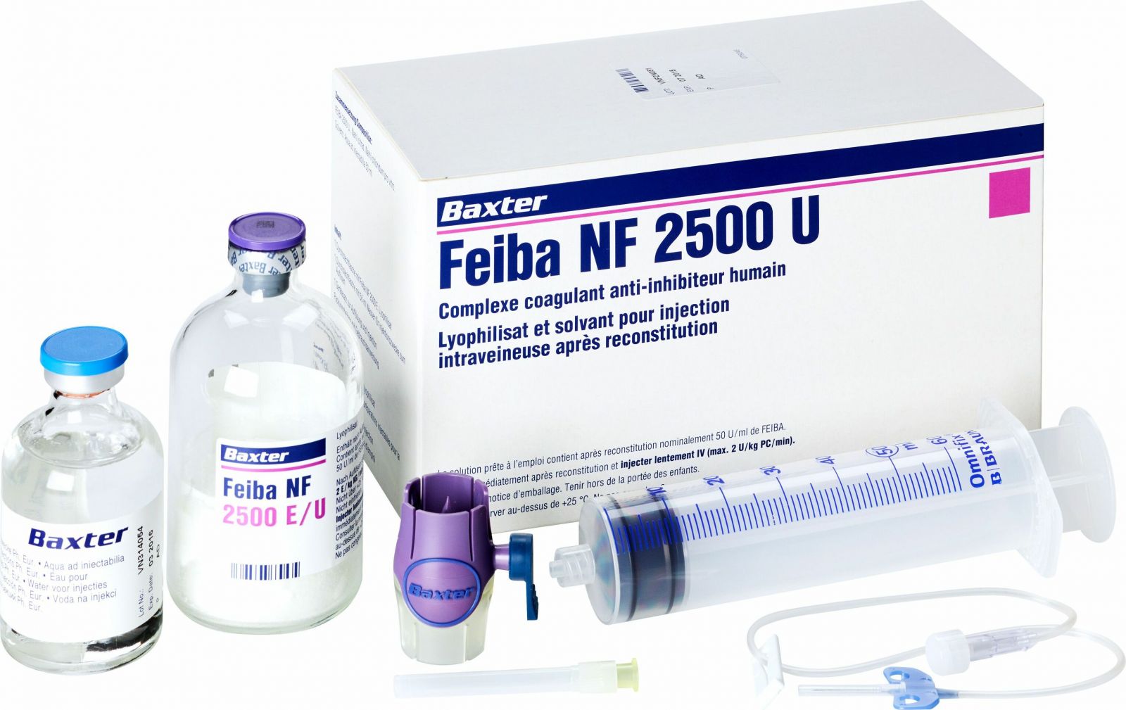 Feiba Nf Trockensubstanz 2500 E C Solv Durchstechflasche in der Adler ...