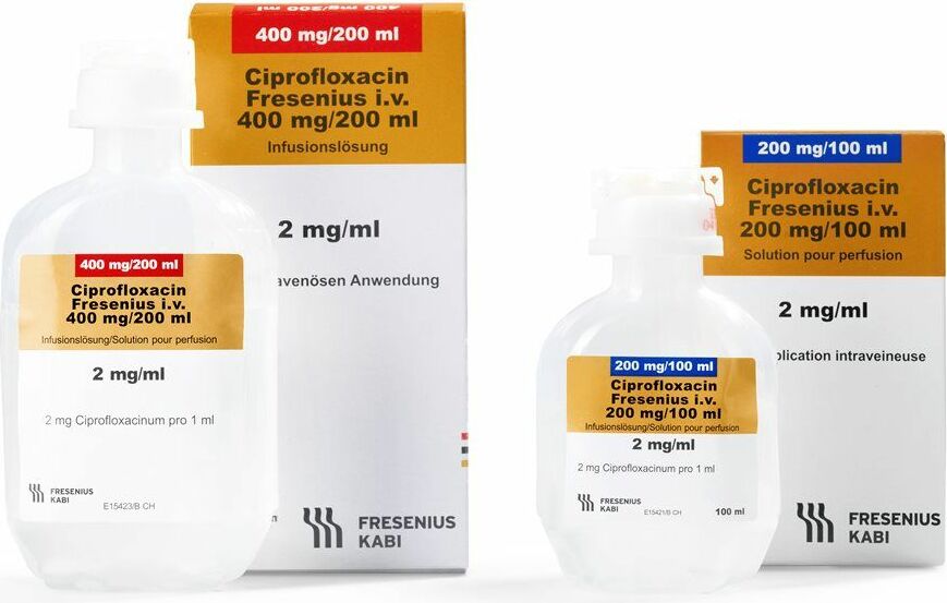 Ciprofloxacin Fresenius 400mg 10 Kabipac 200ml in der Adler Apotheke
