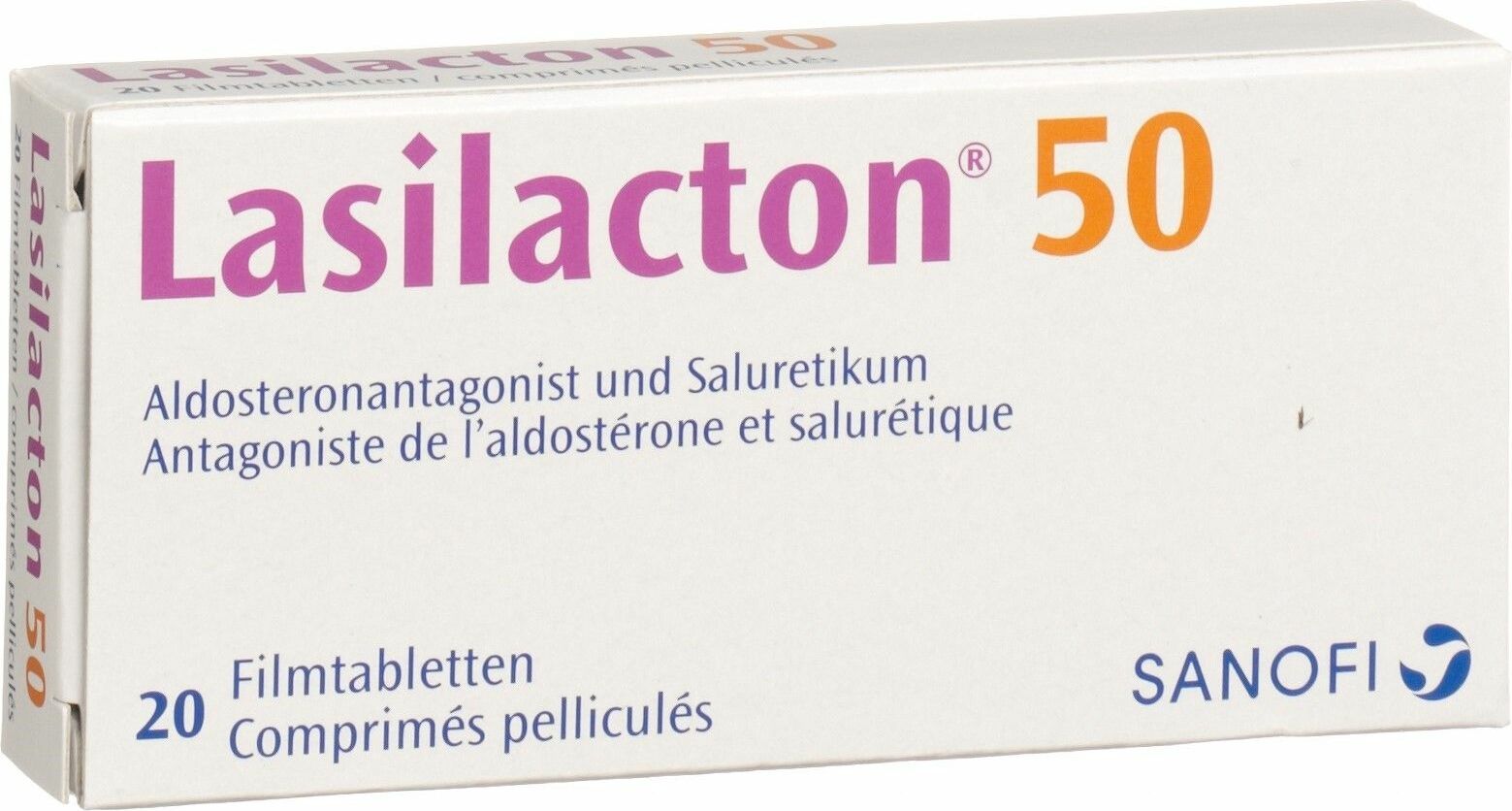 Lasilacton 50 Filmtabletten 50mg/20mg 20 Stück in der Adler Apotheke