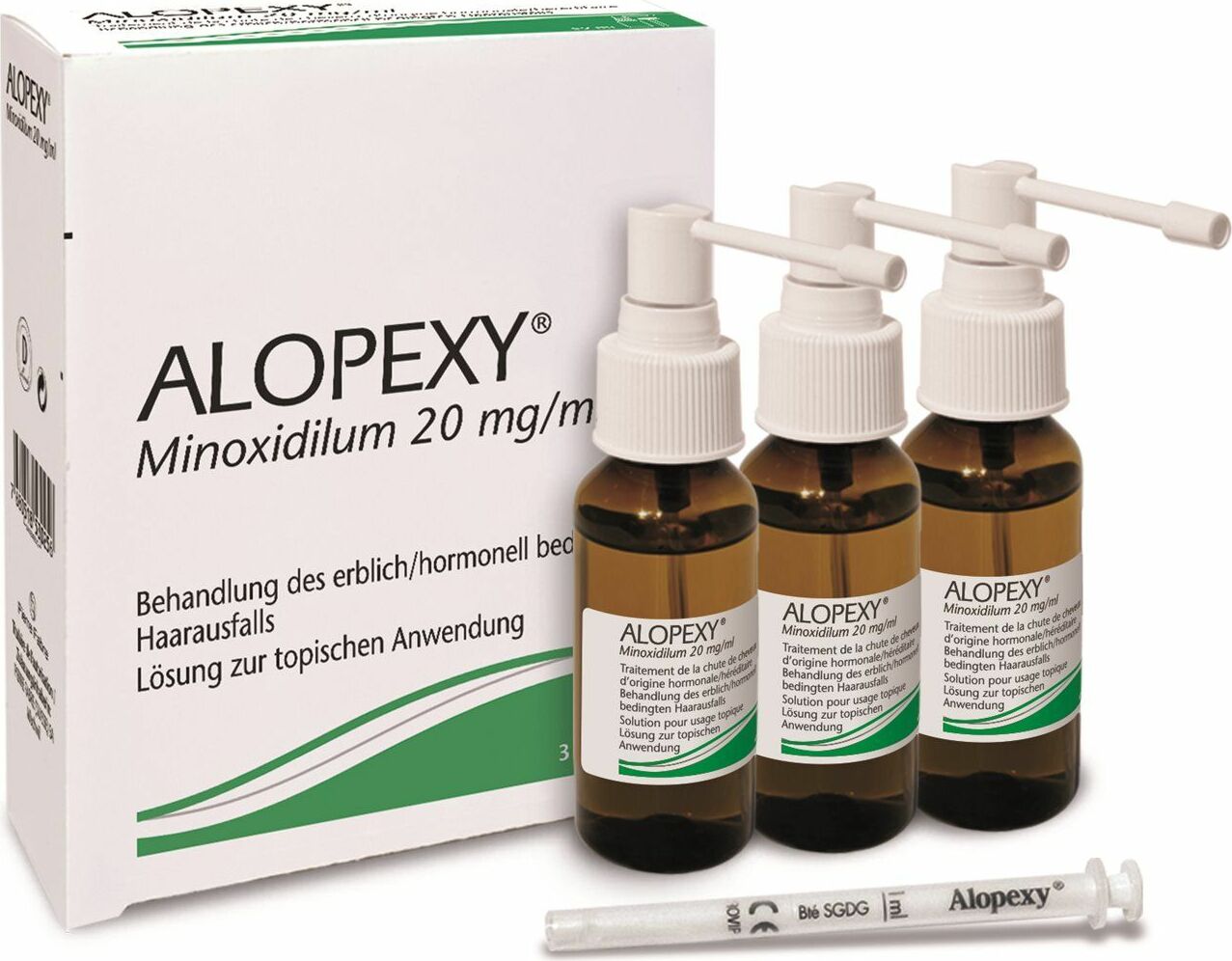Alopexy Lösung 2% 3 Spray 60ml in der Adler Apotheke