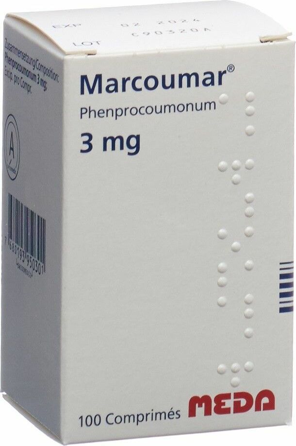 Marcoumar Tabletten 3mg 100 Stück in der Adler Apotheke