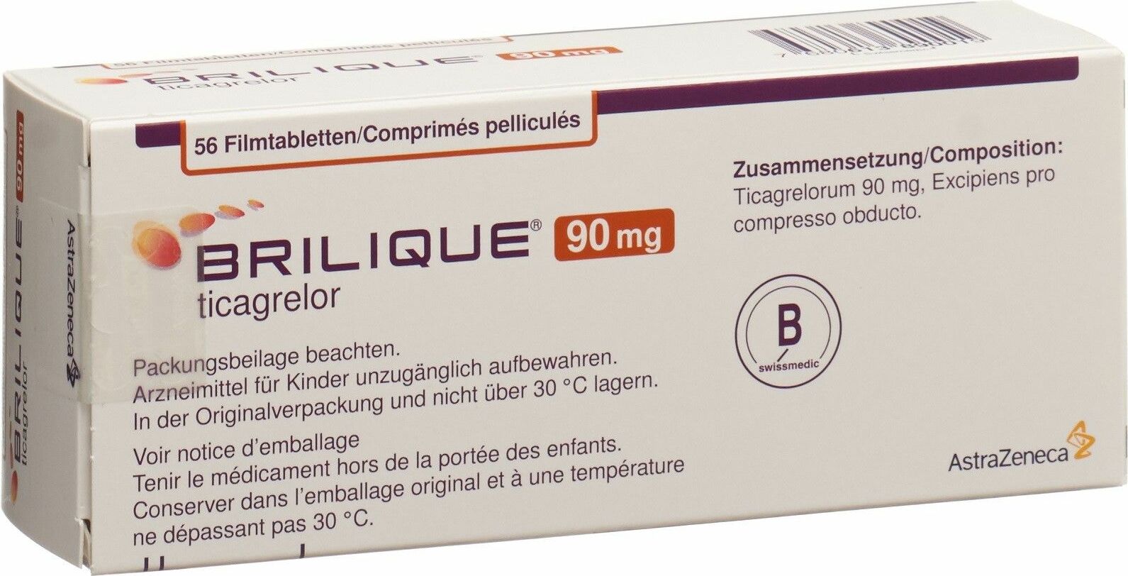 Brilique Filmtabletten 90mg 56 Stück in der Adler Apotheke