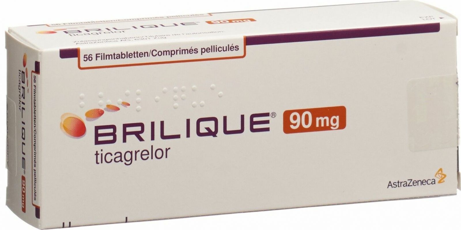 Brilique Filmtabletten 90mg 56 Stück in der Adler Apotheke
