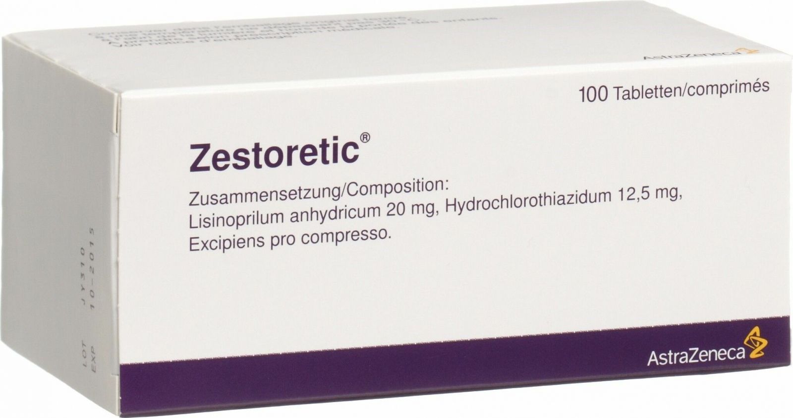 Zestoretic 20/12.5 100 Tabletten in der Adler Apotheke