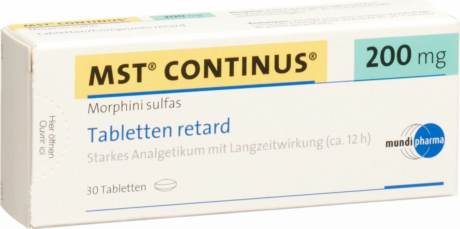 Mst Continus Retard Tabletten 200mg 30 Stück in der Adler Apotheke