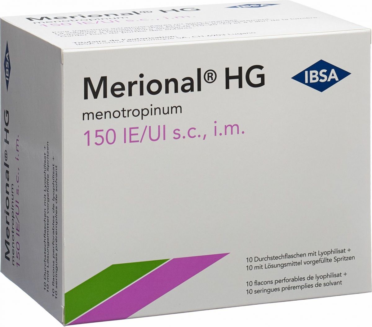 Merional Hg 150 E C Solv Fertigspritzen 10 Stück in der Adler Apotheke