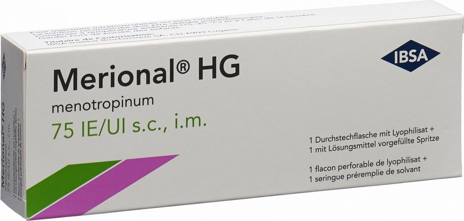 Merional Hg 75 E C Solv Fertigspritze in der Adler Apotheke
