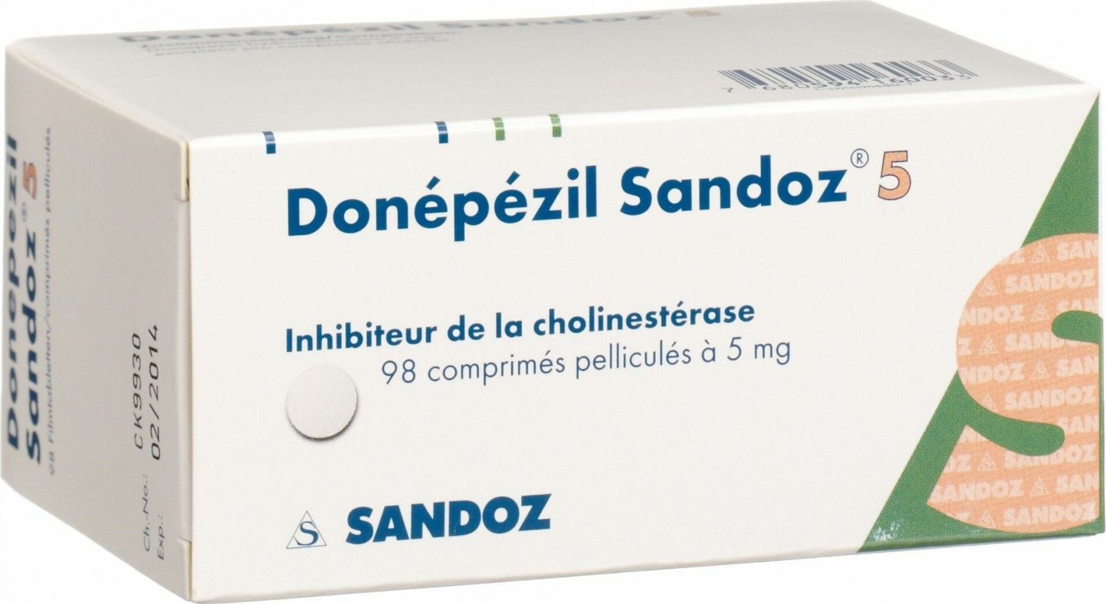 Donepezil Sandoz Filmtabletten 5mg 98 Stück in der Adler Apotheke
