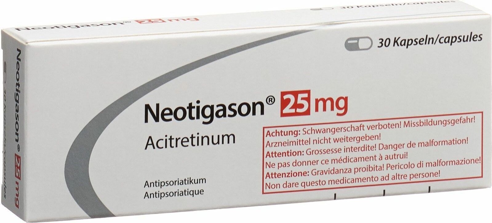 Neotigason Kapseln 25mg 30 Stück in der Adler Apotheke