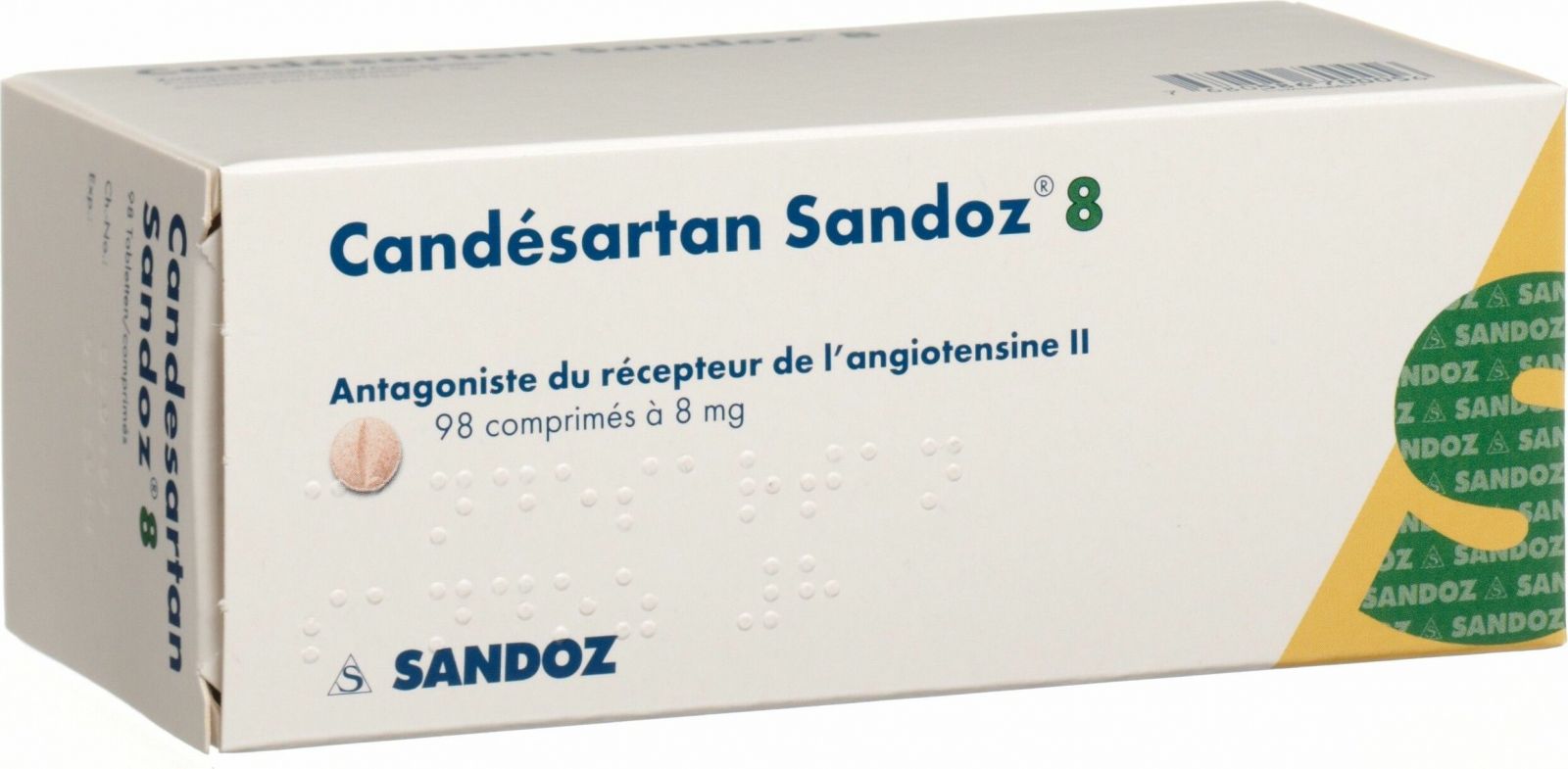 Candesartan Sandoz Tabletten 8mg 98 Stück in der Adler Apotheke