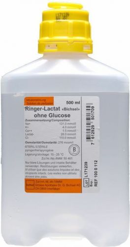 Ringerlactat Bichsel O Best Flasche 500ml in der Adler Apotheke