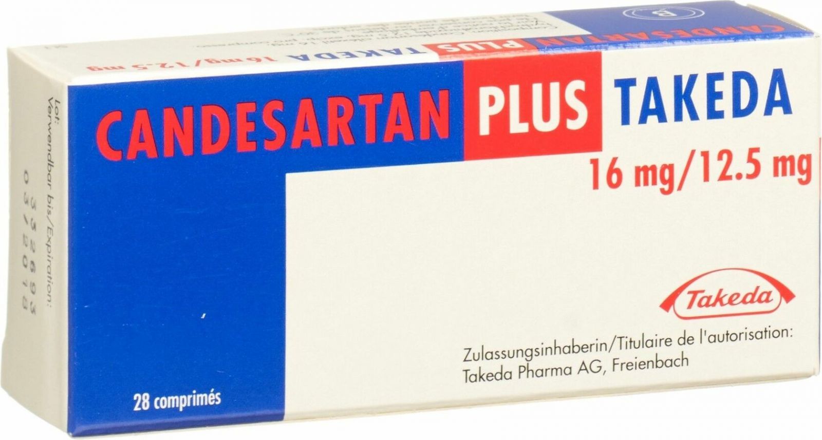 Candesartan Plus Takeda Tabletten 16/12.5mg 28 Stück in der Adler Apotheke