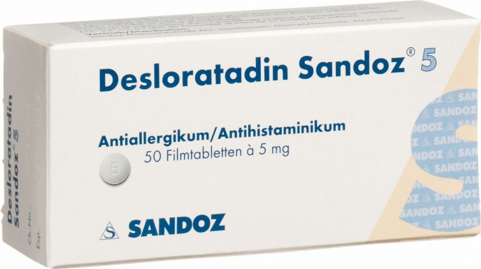 Desloratadin Sandoz Filmtabletten 5mg 50 Stück in der Adler Apotheke