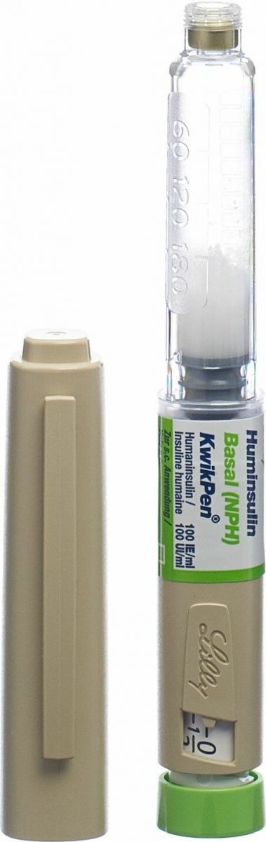Huminsulin Basal Kwikpen Injektionssuspension 5 Fertigspritzen 3ml in ...