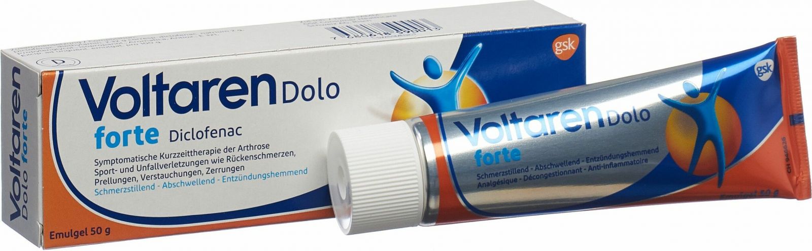 Voltaren Dolo Forte Emulgel Tube 50g in der Adler Apotheke