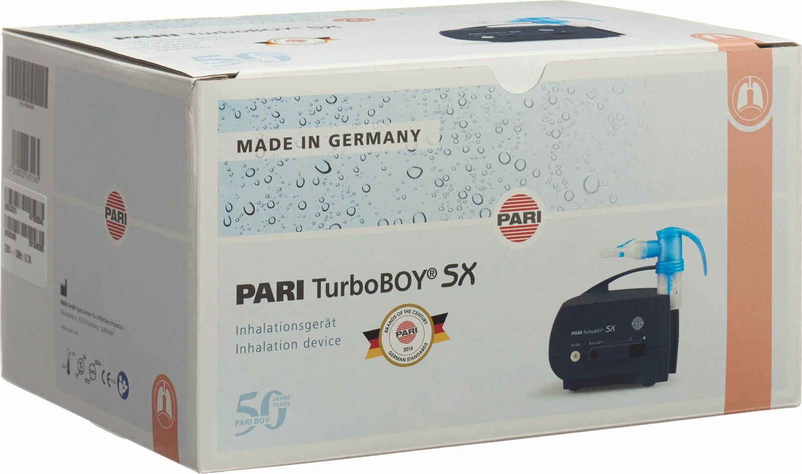 Pari Turboboy Sx Inhalationsgerät mit Vernebler in der Adler Apotheke