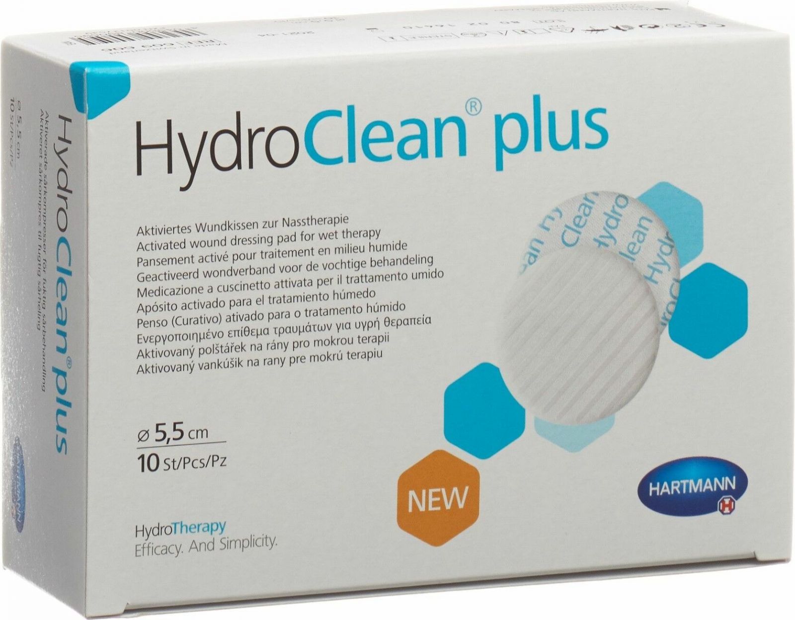 Hydroclean Plus Wundkissen 5.5cm Rund 10 Stück in der Adler Apotheke