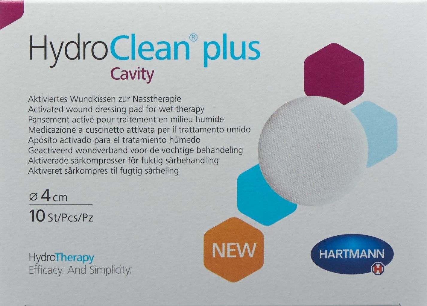 Hydroclean Plus Wundkissen 4cm Cavity 10 Stück in der Adler Apotheke