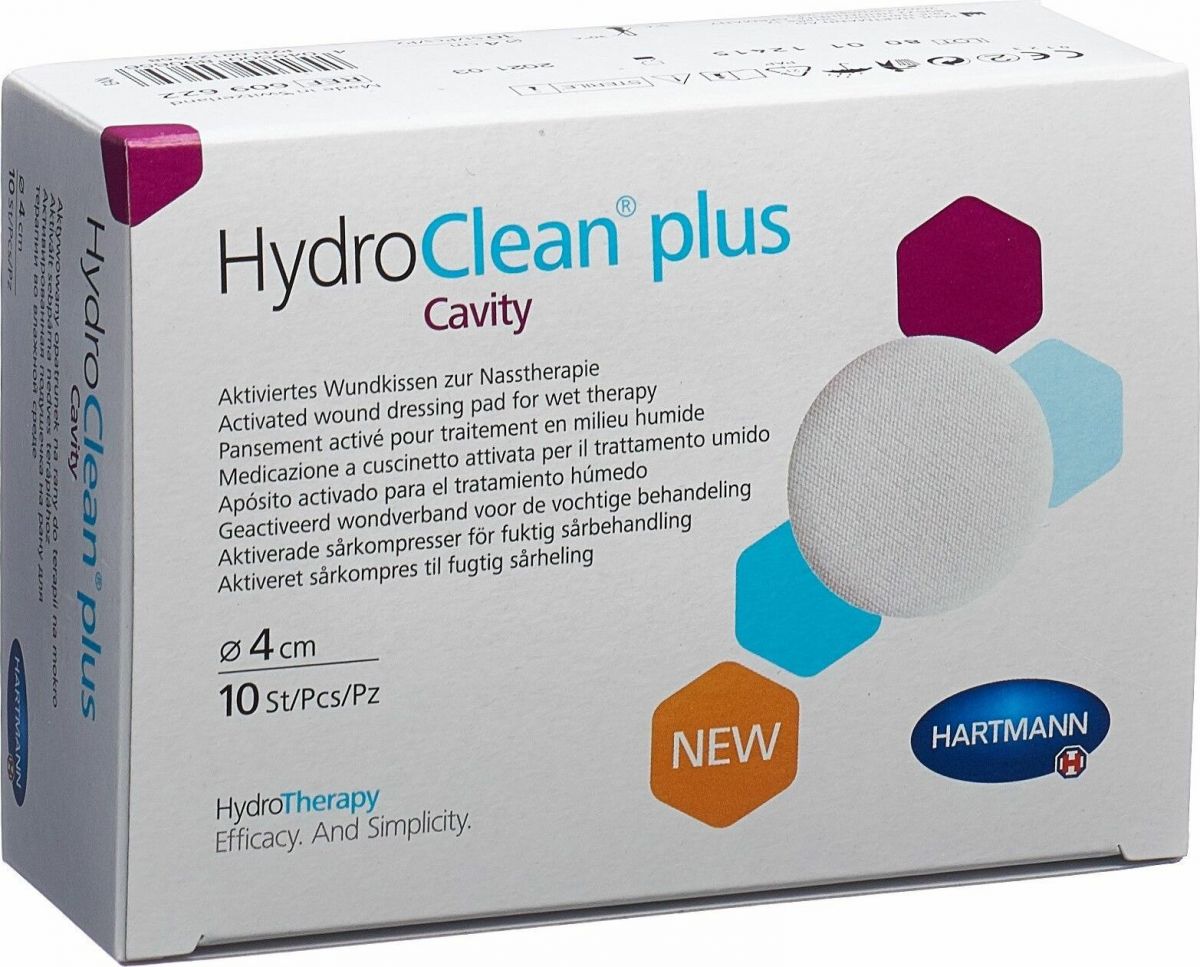 Hydroclean Plus Wundkissen 4cm Cavity 10 Stück in der Adler Apotheke